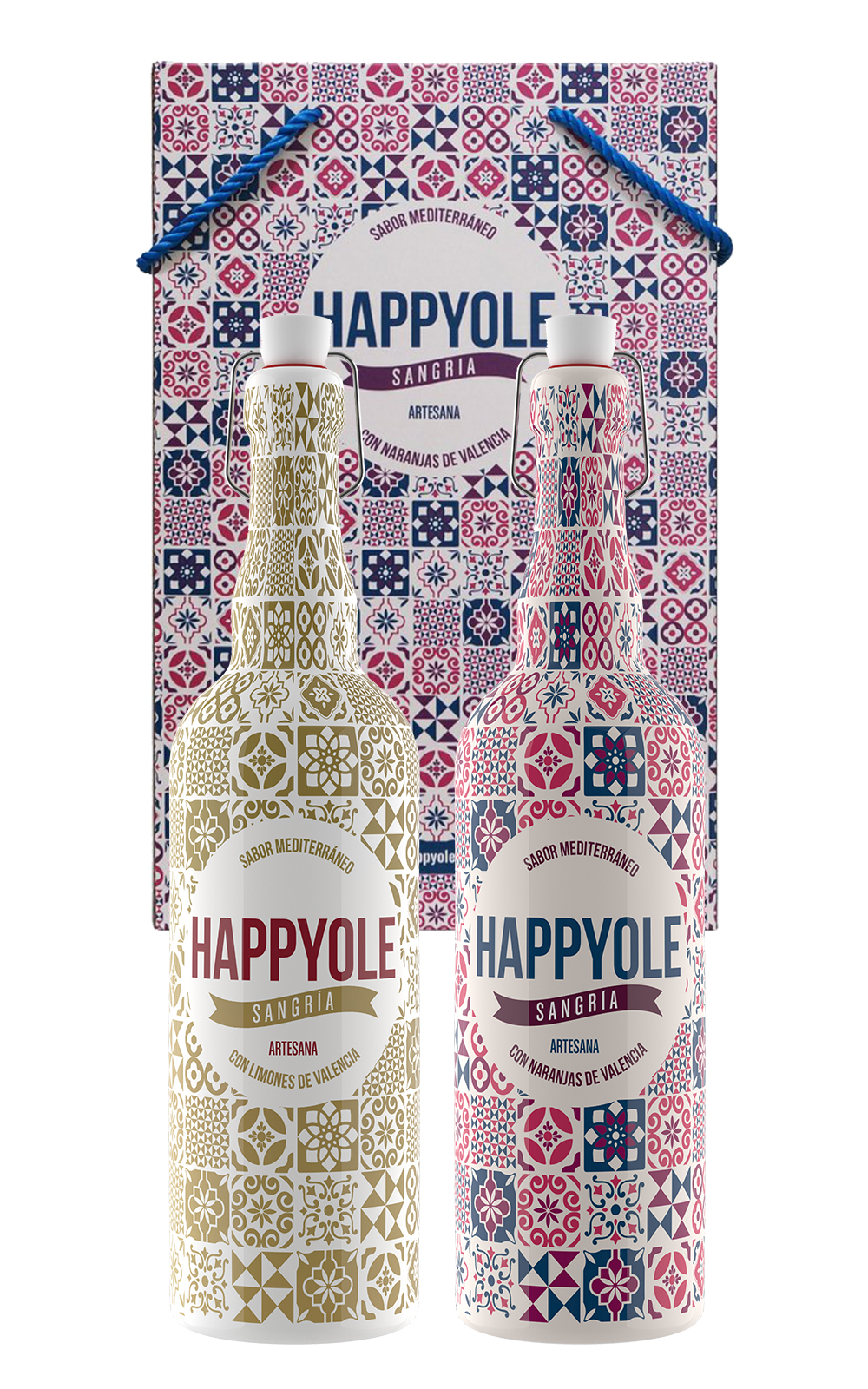 Happy Ole Sangria 2 Btls Set Tinto Blanca NV 快樂歐莉 桑格莉亞紅白雙瓶禮盒 iCheers愛酒窩 ...