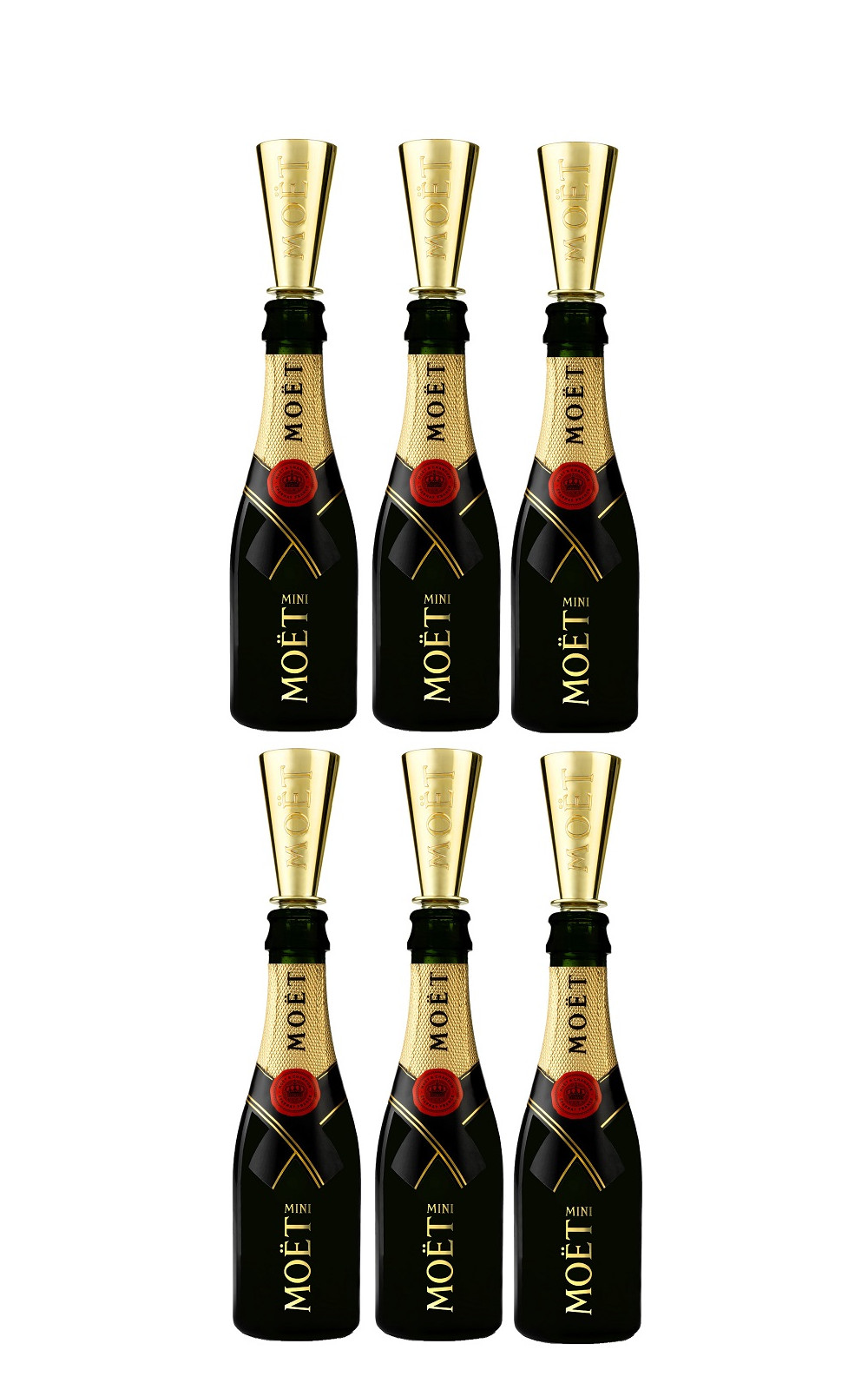 Moet Chandon Mini Impérial Brut 150th Anniversary Pack 200ml 6 NV 酩悅香檳 ...