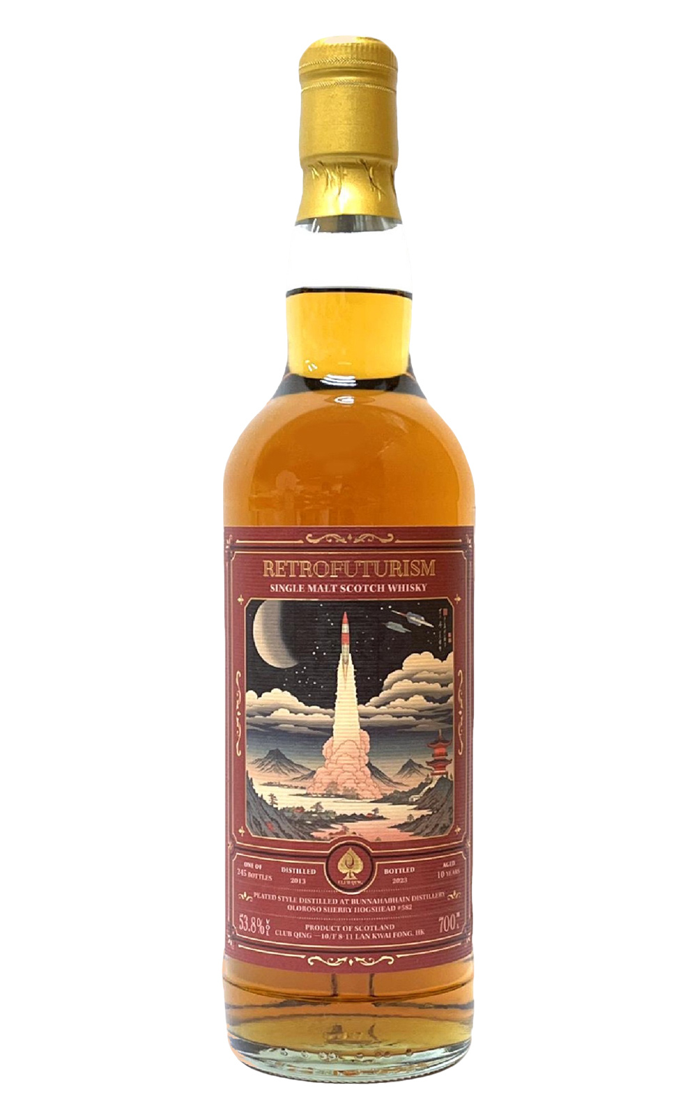 Club Qing Retrofuturism Bunnahabhain 2013 582 Single Malt Scotch Whisky ...