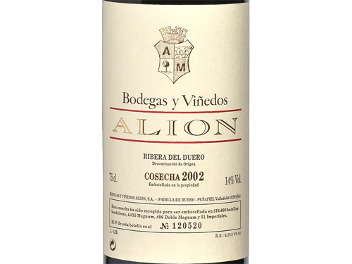 Bodegas y Vinedos Alion “Alión 2007 阿里昂酒莊 Vega Sicillia 阿里昂 紅酒 iCheers愛 ...